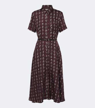 Altuzarra Robe chemise Kiera en soie &agrave; imprim&eacute;