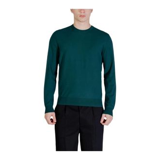 Guess Homme, Pulls, Vert, Taille: S Maille &agrave; Manches Longues et Col Rond