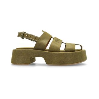 J.W.Anderson Femme, Chaussures, Vert, Taille: 40 EU Sandales en cuir