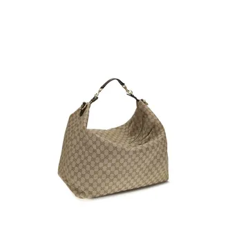 Gucci Mens Beige Fabric Shoulder Bag