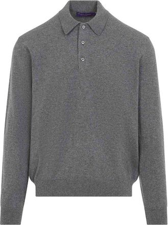 Ralph Lauren Purple Label Poloshirt - Grau