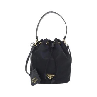 Prada Pre-owned Vela Schultertasche - - Pre-owned - Damen - Schwarzk - ONE SIZE