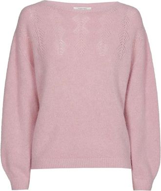 Marie M&eacute;ro Femme, Pulls, Rose, Taille: 50 FR Long-sleeve Suri Sweater