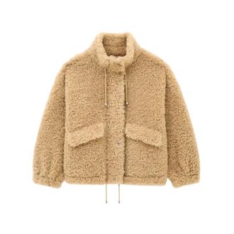 BA&SH Kunstpelzjacke - - Jackets - Damen - Beige - XS