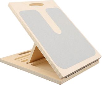 Generic Neigbares Board - 2,5 kg elastische Steigungsausr&uuml;stung, Plattenneigung aus Holz, zusammenklappbar, mit Balance-Tool f&uuml;r grundlegende &Uuml;bungen | Squ-Fi
