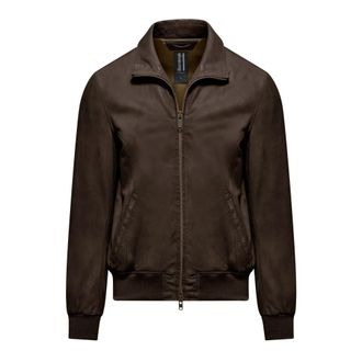 Bomboogie Homme, Vestes, Brun, Taille: XL Chel Leather Jacket