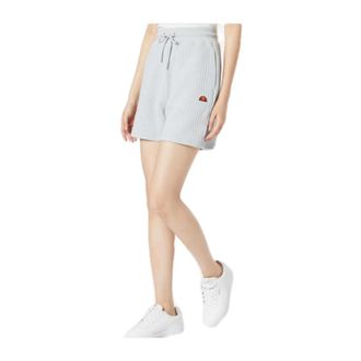 Ellesse Bestickte Graue Shorts f&uuml;r Frauen - - Shorts - Damen - Grau - S