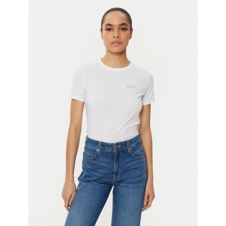 HUGO BOSS T-Shirt C_Elogo 50535322 &Eacute;cru Regular Fit
