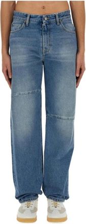 Maison Margiela Homme, Jeans, Bleu, Taille: W31 Relaxed Fit Panel Jeans