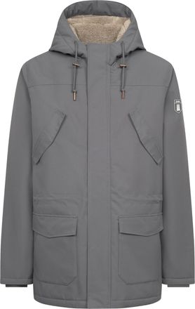 Derbe Winterjacke Festholm Herren Grau Warm Gefüttert XXL | Wintermantel | Parker | Hamburg