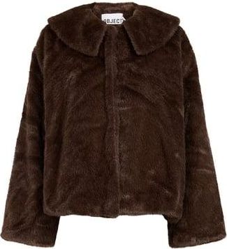 Object Veste col claudine en fourrure