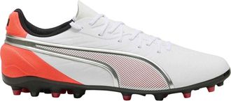 Puma King Match MG Fu&szlig;ballschuhe mit festem Boden f&uuml;r Herren (Puma Wei&szlig;)