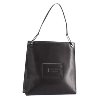 Gucci Sac bandouli&egrave;re Pre-owned en toile enduite - Femme - Pre-owned - Noir - Taille: ONE Size