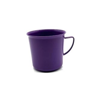 Kimmel Tasse &agrave; th&eacute; 330 ml - Tasse &agrave; caf&eacute; pour enfant - Camping r&eacute;utilisable - Incassable - En plastique violet