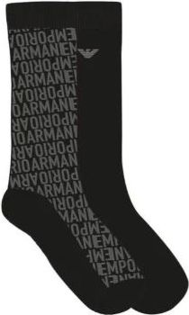 Emporio Armani unisex, Sous-v&ecirc;tements, Noir, Taille: ONE Size Socks 2-Pack