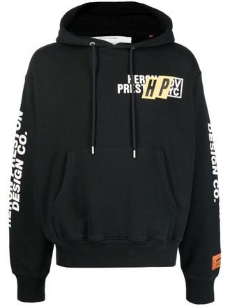 Heron Preston Real Estate Hoodie mit Logo-Print - Schwarz