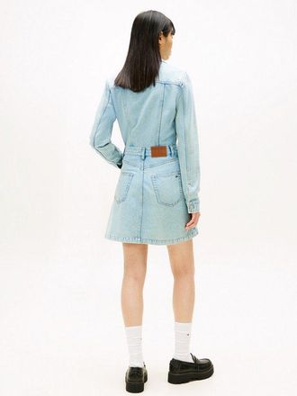 Tommy Jeans Jeanskleid MINI TRUCKER DENIM DRESS