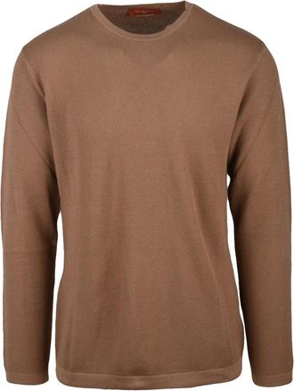 Daniele Fiesoli Homme, Pulls, Brun, Taille: L Pullover Girocollo