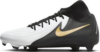 Nike Nike Homme Phantom Luna II Academy FG/MG Football Soccer Shoe, White/Black-MTLC Gold Coin, 43 EU