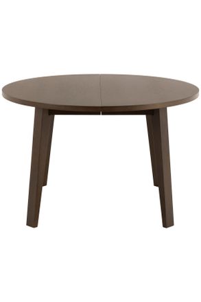 MID.YOU Mid.you Esstisch, Dunkelbraun, Holz, Holzwerkstoff, Eiche, furniert, rund, rund, 120-220x75x120 cm, ausziehbar, Esszimmer, Tische, Esstische, Esstisch