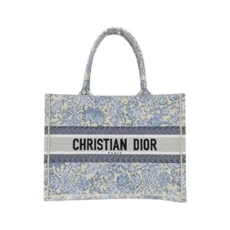 Dior Pre-owned Toile sacs-dior - Femme - Pre-owned - Bleu - Taille: ONE Size