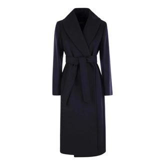 Max Mara Loriana G&uuml;rtelmantel - - Coats - Damen - Blau - M