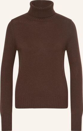 Allude Allude Rollkragenpullover Aus Cashmere braun