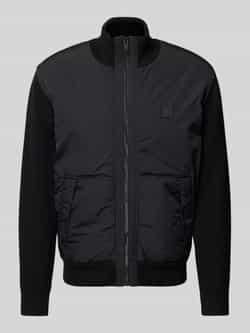 Boss Orange by Hugo Boss Strickjacke mit Label-Patch Modell Kydalbrio