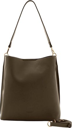 Seidenfelt Manufaktur Umh&auml;ngetasche Schultertasche Nelma Hobo Bag Khaki Green taupe