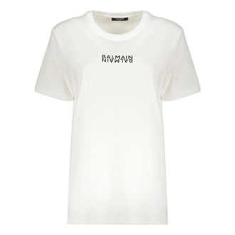 Balmain Femme, Tops, Blanc, Taille: 40 FR T-Chemises