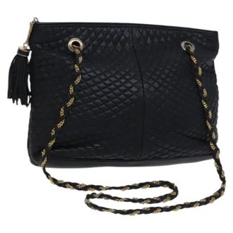 Bally Pre-owned Leder Schultertasche - - Pre-owned - Damen - Schwarzk - ONE SIZE