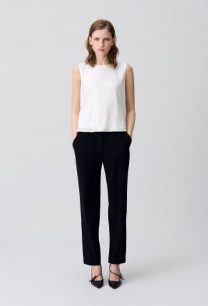 Claudie Pierlot Top sans manches sequins &eacute;cru
