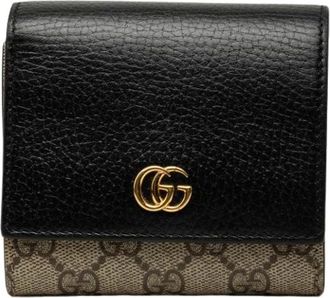 Gucci Portefeuille Pre-owned en toile - Femme - Pre-owned - Noir - Taille: ONE Size