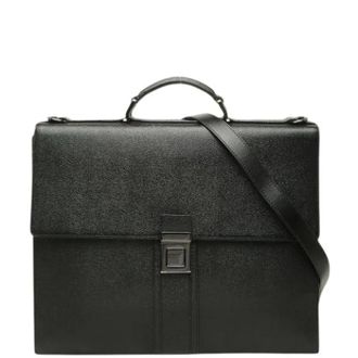 Burberry Pre-owned Cuir sacs-main - Homme - Pre-owned - Noir - Taille: ONE Size