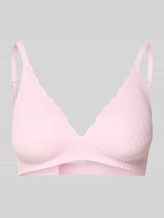 sloggi Bralette mit Push Up Effekt Modell Bliss in rosa