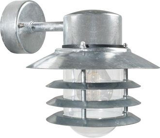 Nordlux Applique murale vejers Down Acier galvanis&eacute; Acier galvanis&eacute;, H.23 - IP54 - E27 / Nordlux Ext&eacute;rieur