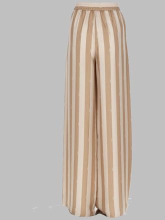 Fendi Pequin Trousers - Beige