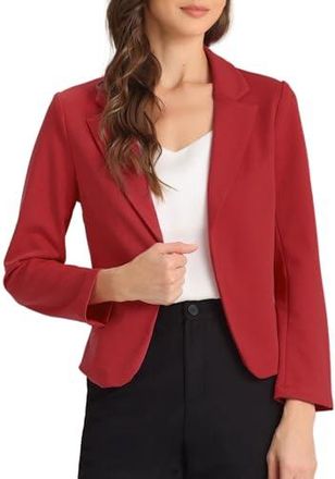 Allegra K Blazer Court Femme