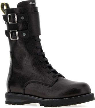 Fendi Commando Boots - Black