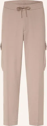 HUGO BOSS Cargohose Urbanex Transit Tapered Fit Aus Flanell braun
