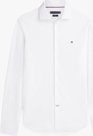 Tommy Hilfiger Chemise slim &agrave; logo en coton