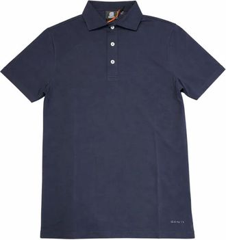 Genti Homme, Tops, Bleu, Taille: L Polo 3 Button Ice Cotton