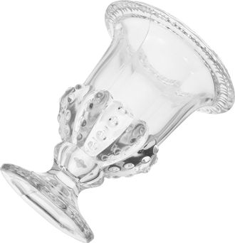 BESPORTBLE Transparente Glasvase mit Hohem Fu&szlig; Einzigartige R&ouml;mische Stilblumenvase Klarer Hydroponik Terrarium vase Eleganter Tischmittelpunkt f&uuml;r Hochzeit und 