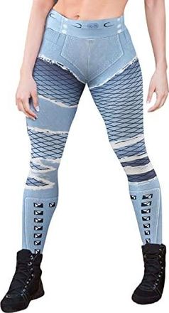 Generic Legging de sport 2026 pour femme - Pantalon de sport imprim&eacute; - Fitness - Mode athl&eacute;tique - Entra&icirc;nement - Yoga - Course &agrave; pied, gris, XXL