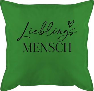 Shirtracer Kissen 50x50 - Freund - Lieblingsmensch Partner Geschenk Partnerin | Geschenk Freundin | Geschenke Weihnachten - 50 x 50 cm - Gr&uuml;n - f&uuml;r seelenverwand