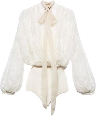 Aniye By Femme, Tops, Blanc, Taille: 38 FR body Poliammide