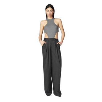 Twentyfourhaitch Damen, Hosen, Grau, SGr&ouml;&szlig;e