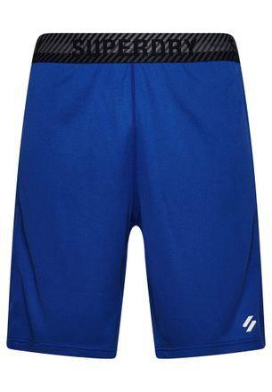 Superdry Mens Core Relaxed Shorts, Mazarine Blue, Large