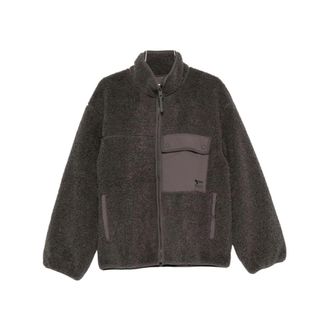 Maison Kitsun&eacute; Homme, Sport, Gris, Taille: M Pavem Fleece Jacket