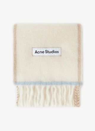 Acne Studios Echarpe en laine m&eacute;lang&eacute;e
